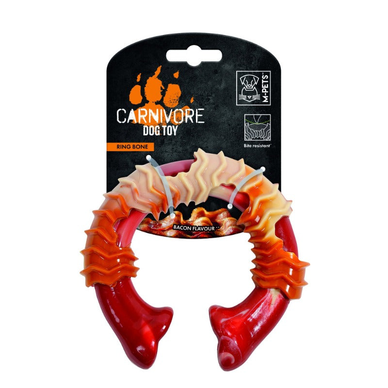 Carnivore Dog Toy Ring Bone – LuckyPets